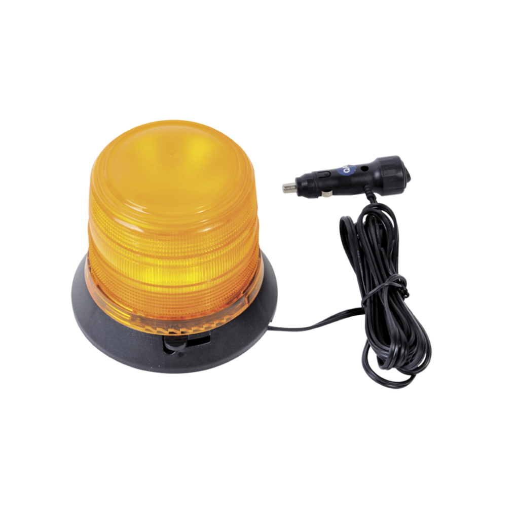 Estrobo Burbuja Brillante de 6 LEDs, Color Ámbar con Montaje Magnético ...